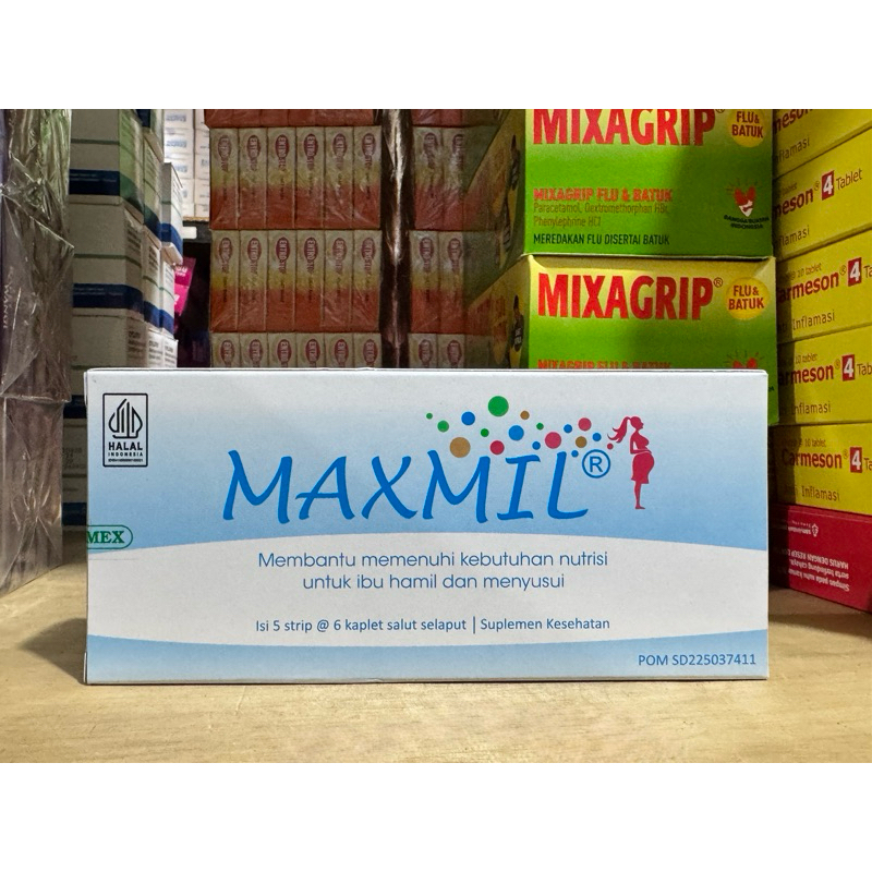 Jual MAXMIL ( 1 BOX = 5 STRIP = 30 KAPLET ) | Shopee Indonesia