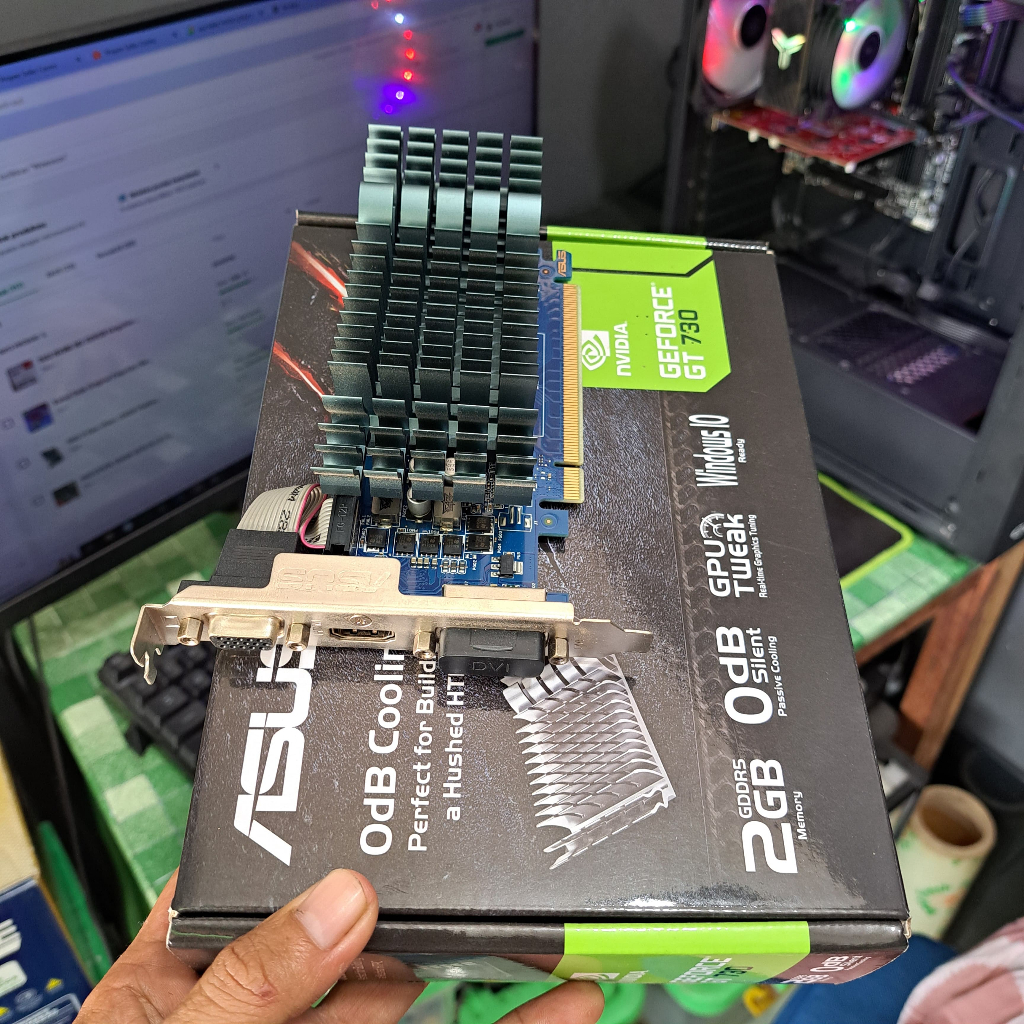 Jual VGA ASUS GeForce GT 730 SL 2GB DDR5 GT730 Nvidia graphic card - RESMI - Copotan PC | Shopee ...