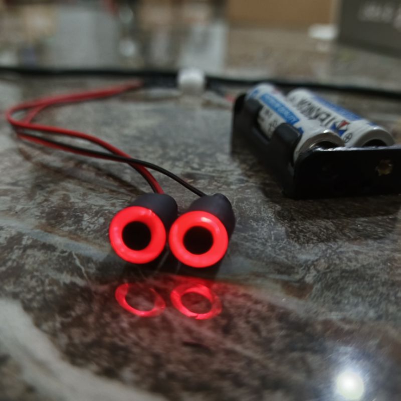 Jual Lampu Biled miniatur 1 lampu sudah full set batrai saklar cocok ...