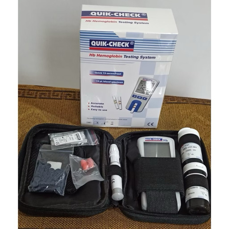 Jual alat cek Quick Check Hb Hemoglobin Meter | Shopee Indonesia
