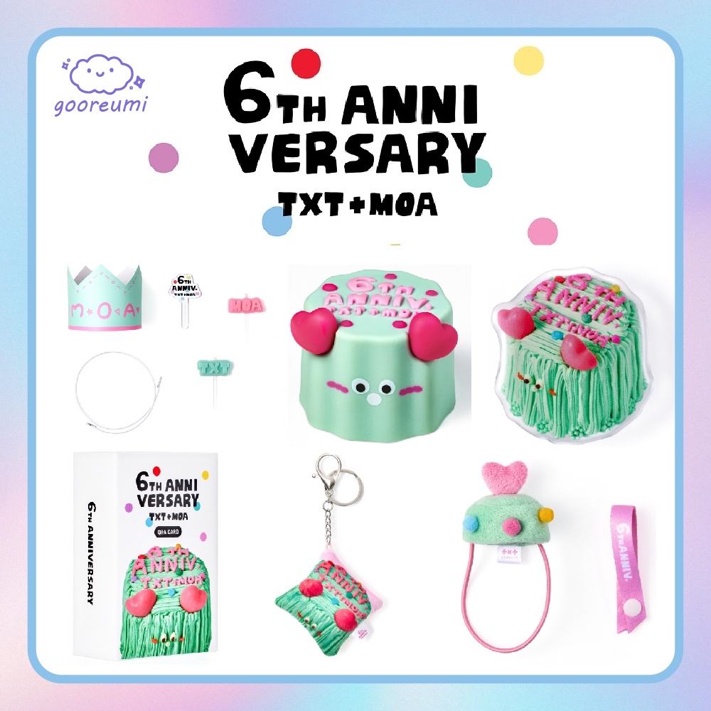 Jual TXT 6th Anniversary 'TXT + MOA' Official Merch | Tomorrow x ...