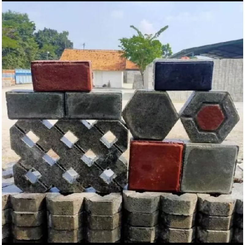Jual Paving Block, Paving Block Press Hidraulik, K300 | Shopee Indonesia