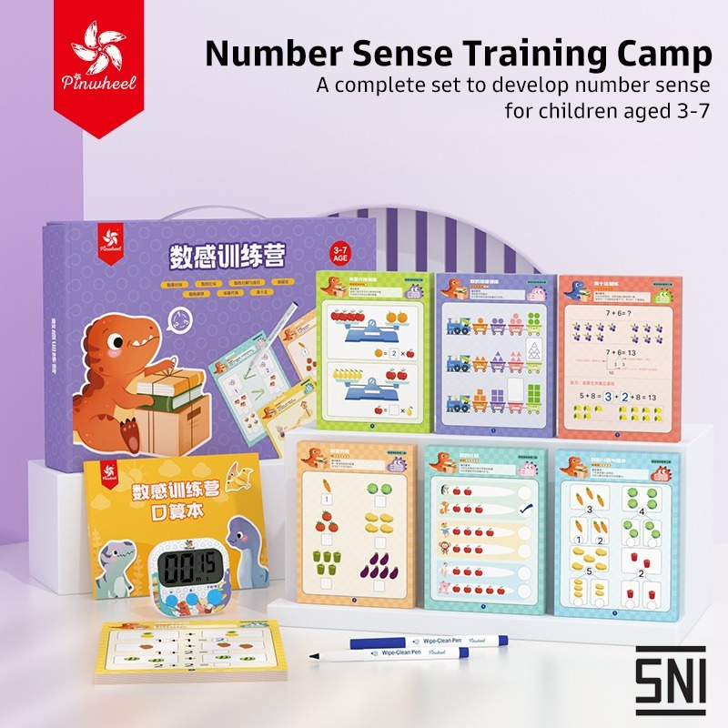 Jual Pinwheel Number Sense Traning Camp Addition and Subtraction Mainan ...
