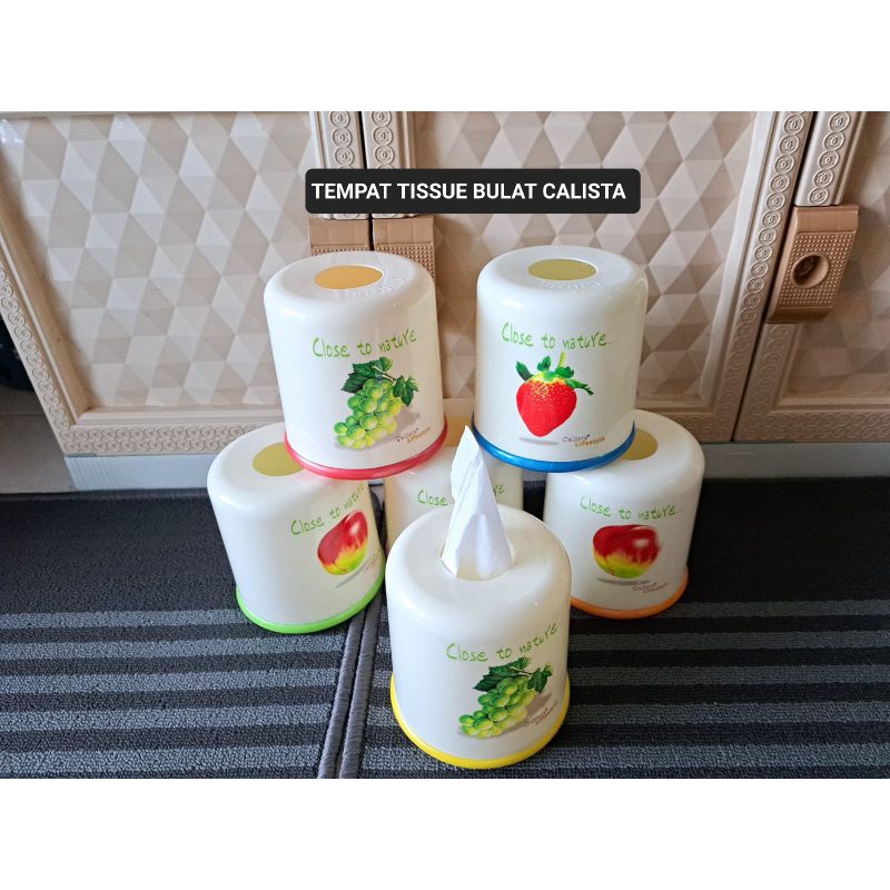 Jual TEMPAT TISSUE BULAT CALISTA ISI 6 PCS | Shopee Indonesia