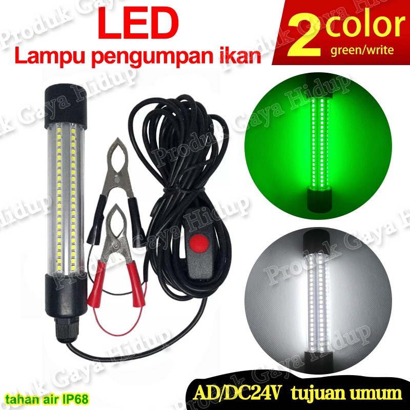 Jual Lampu bawah air Persediaan Menarik Ikan Lampu LED Dalam Air Umpan ...