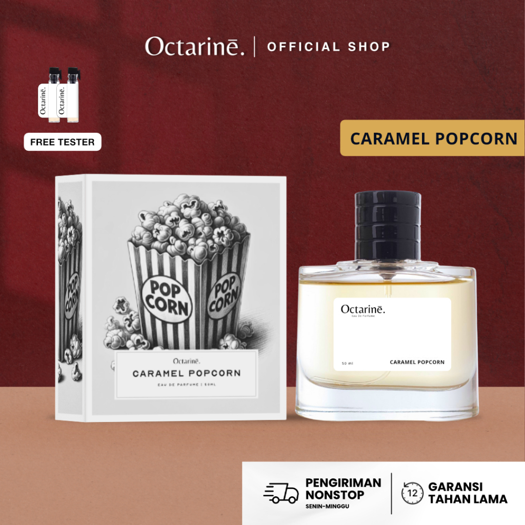Jual Octarine - Caramel Popcorn Parfum Unisex Aroma Sweet Caramel ...