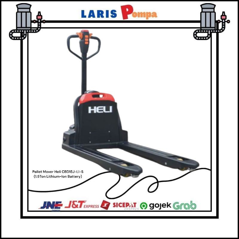 Jual Pallet Mover Heli CBD15J-Li-S (Lithium-Ion Battery) | Shopee Indonesia