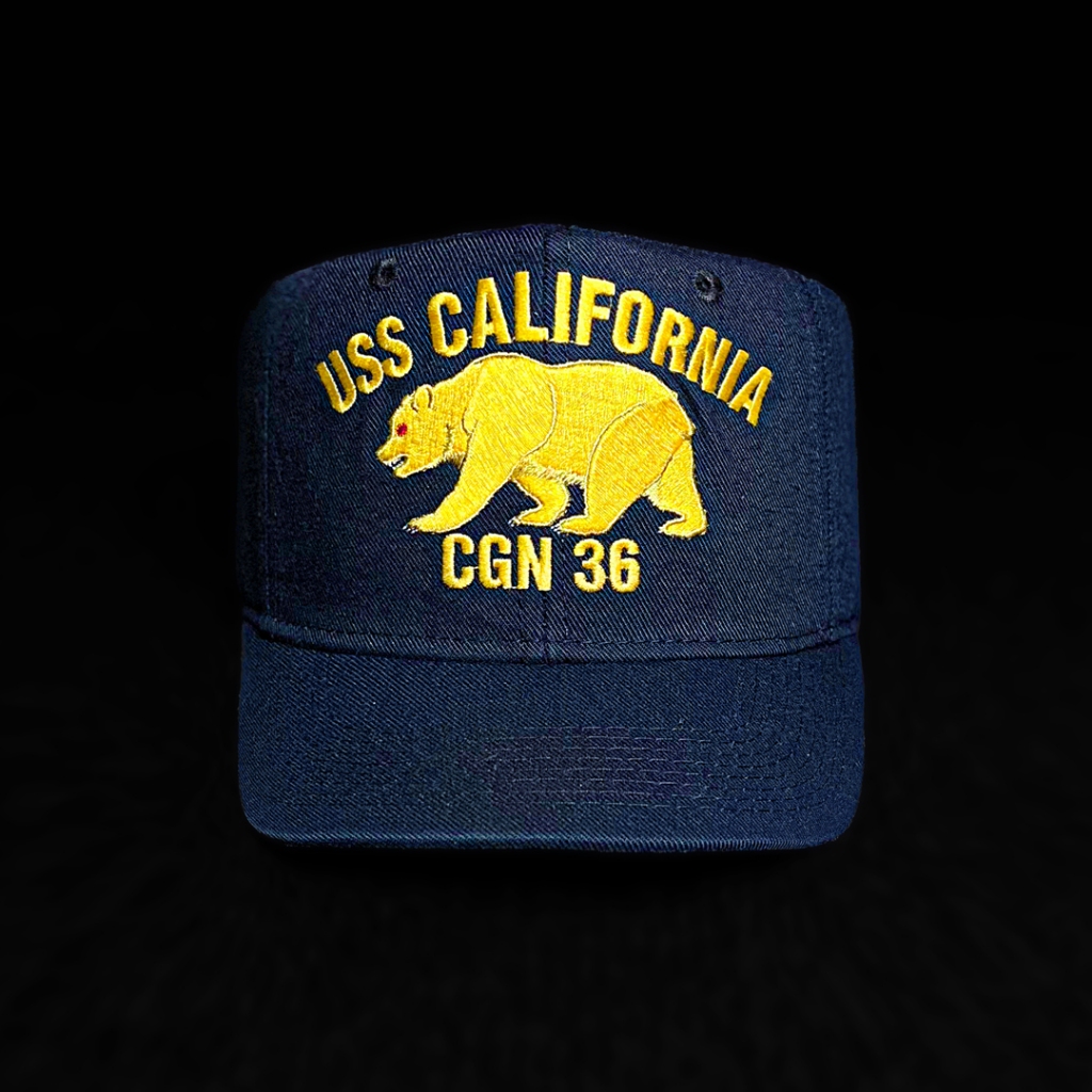 Jual VINTAGE SNAP HAT - USS CALIFORNIA GOLDEN BEAR *MADE IN USA ...