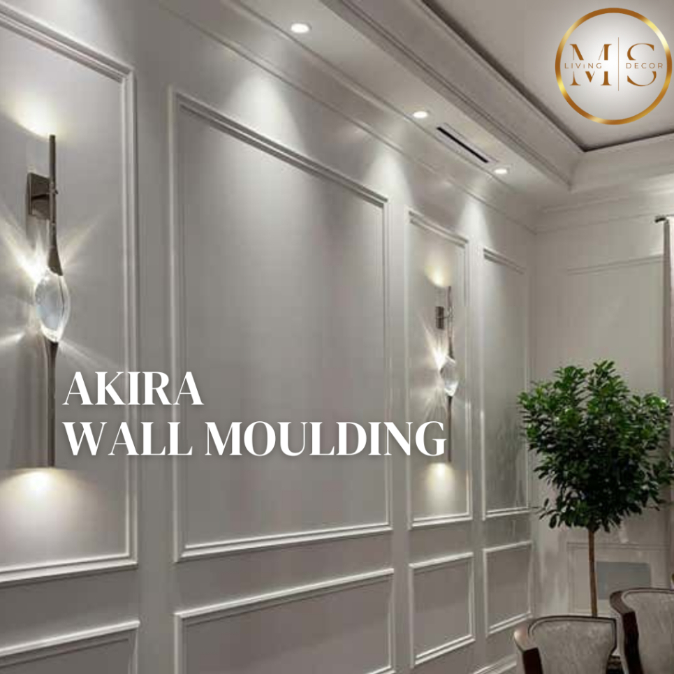 Jual AKIRA Wall Moulding PVC List Dinding Lis Profil Ukiran Dinding Molding Anti Air Rayap Wall ...
