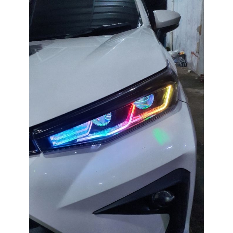 Jual SET HEADLAMP CUSTOM BILED new AVANZA/XENIA (BILED+SLIMFRAME RGB ...