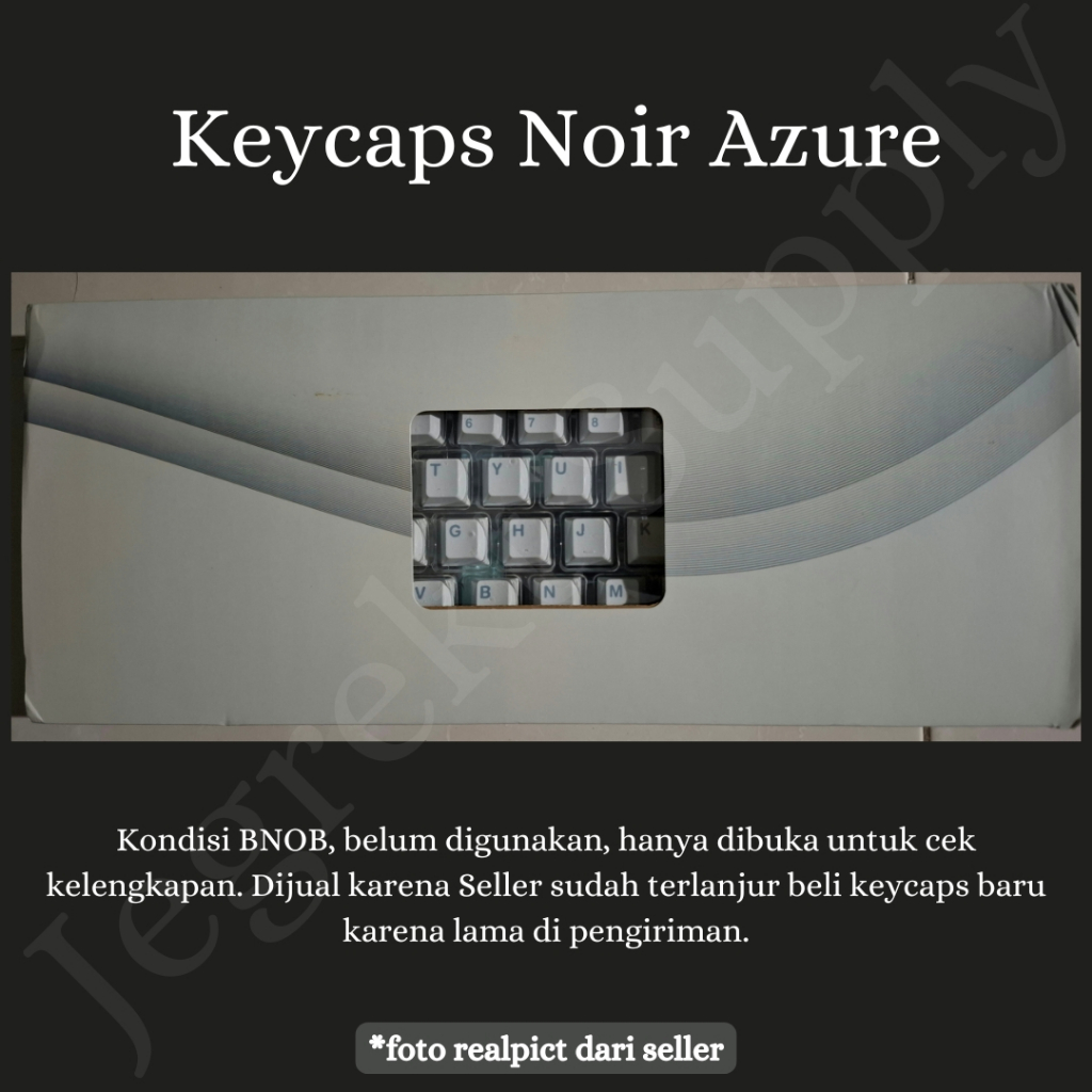 Jual Keycaps Keyboard Mechanical Noir Azure | Shopee Indonesia