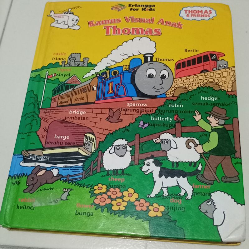 Jual Buku Board Book Anak Bilingual Kamus Visual Anak Thomas And ...