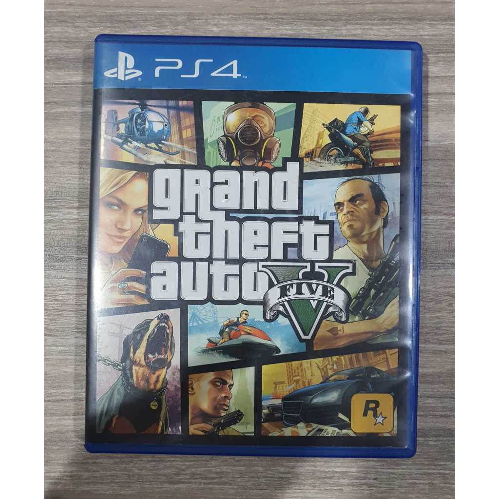 Jual BD Kaset PS4 GTA V REG 3 GTA 5 Grand Theft Auto V Bekas Second Mulus | Shopee Indonesia
