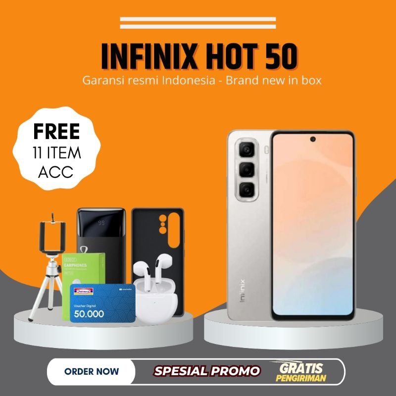 Jual Infinix Ho 50 NFC 8GB/128GB 6GB/256GB Garansi Resmi | Shopee Indonesia