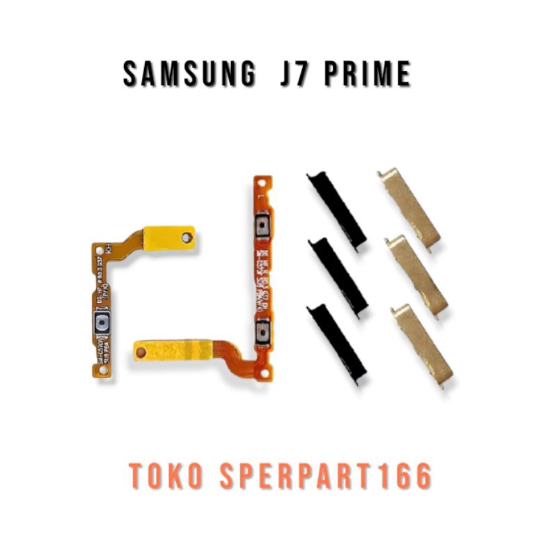 Jual TOMBOL LUAR+FLEXSIBEL ON OFF VOLUME SAMSUNG J7 PRIME (1SET) | Shopee Indonesia