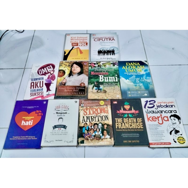 Jual [ ORIGINAL ] OBRAL BUKU MURAH BUKU BISNIS / BUKU MOTIVASI // BUKU KARIR / BUKU PENGEMBANGAN ...