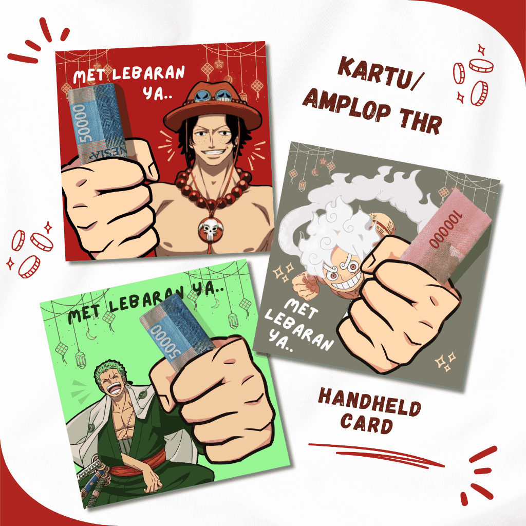 Jual AMPLOP THR / ANGPAO ANIME ONE PIECE - KARTU HARI RAYA LEBARAN ...