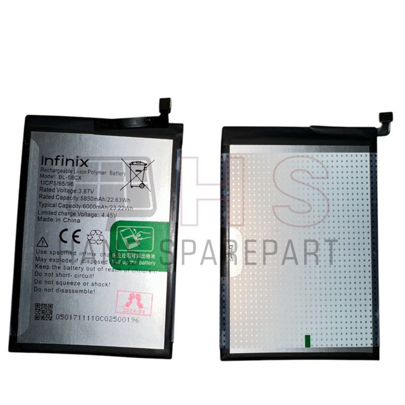 Jual BL-58CX BATERAI INFINIX SMART 7 HD / SMART 7 PLUS / X6516 X6517 ...