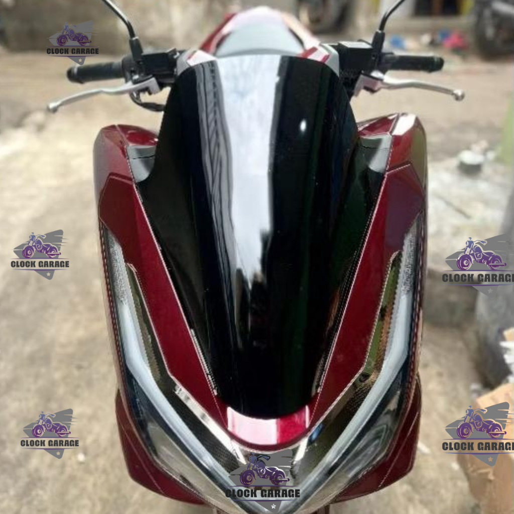 Jual Windshield Honda Pcx 160 2025 Terbaru Model Standar & Ceper Visor ...