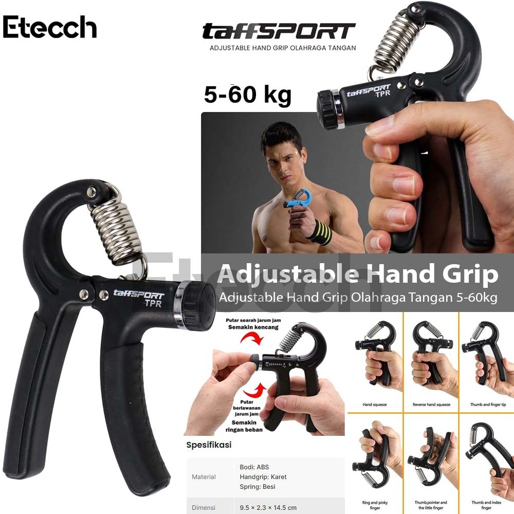 Jual Adjustable Hand Grip Olahraga Tangan 5-60kg | Shopee Indonesia