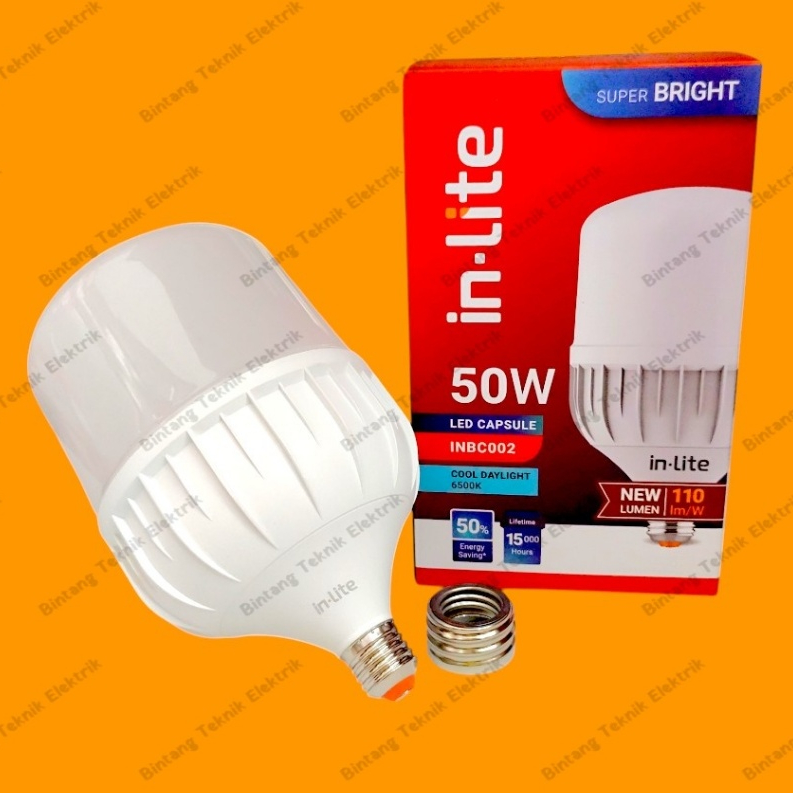 Jual in-Lite Bohlam Kapsul Value INBC002 50 Watt Lampu Led Capsule Putih 50watt | Shopee Indonesia