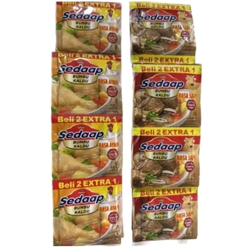 Jual Bumbu Kaldu Sedaap 1 Renceng Isi 18 Saset (18x9gr) | Shopee Indonesia