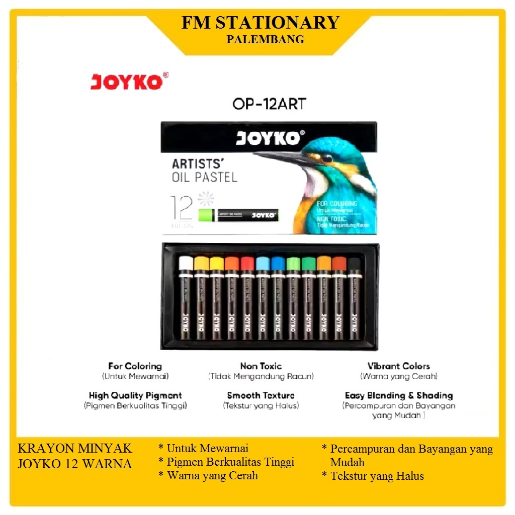 Jual Crayon joyko / Artists Oil Pastel joyko warna | Shopee Indonesia