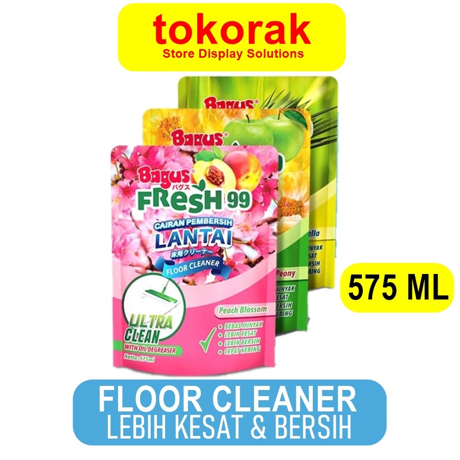 Jual BAGUS FRESH 99 REFILL FLOOR CLEANER POUCH 575 ML FRESH 99 ISI ...