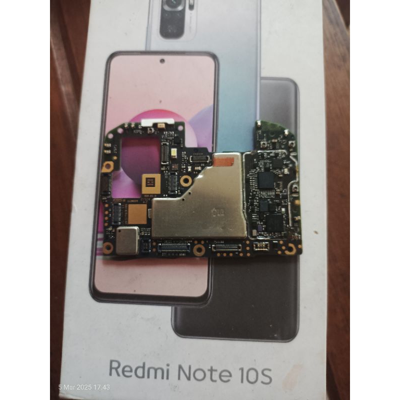 Jual Mesin Redmi note 10s matot + kamera utama + dusbook original ...
