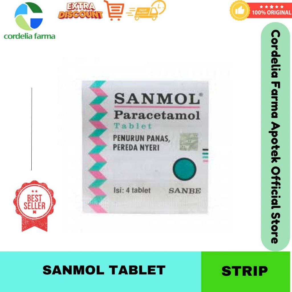 Jual Sanmol Tablet Obat Terlengkap & Harga Terbaru Juni 2026 | Shopee ...