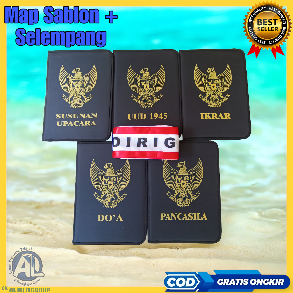 Jual MAP UPACARA SABLON SATU SET ISI 5 DAN SELEMPANG TIAP TIAP PETUGAS ...