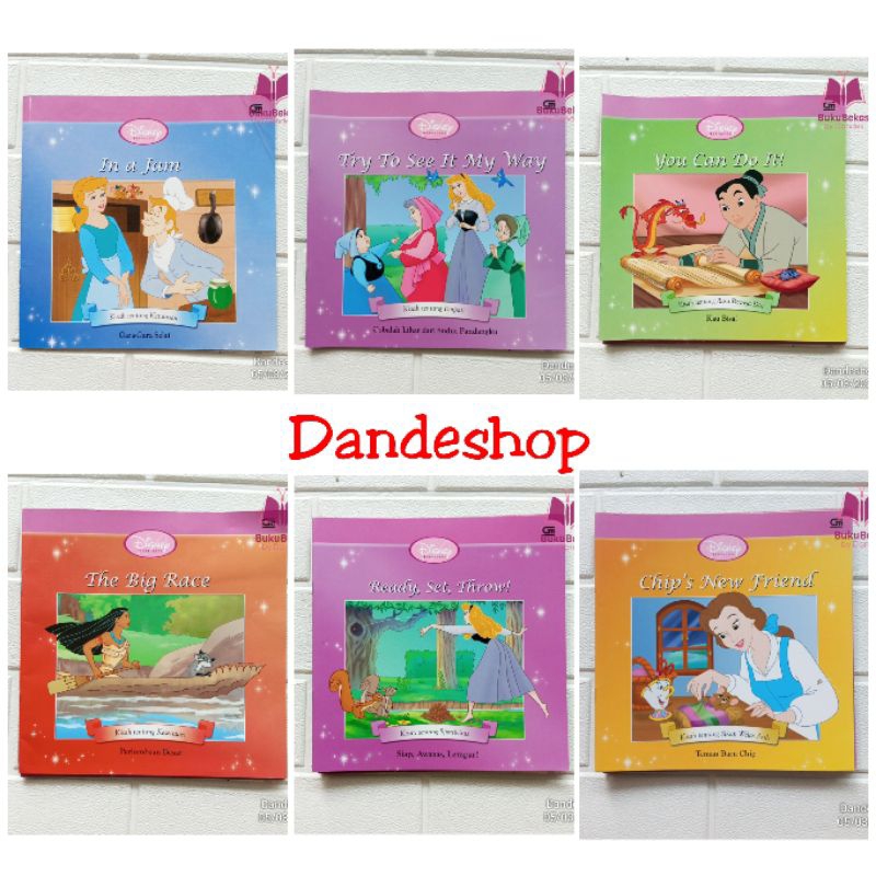 Jual Disney Princess Belajar Sifat-Sifat Baik Dari Para Putri - Buku ...