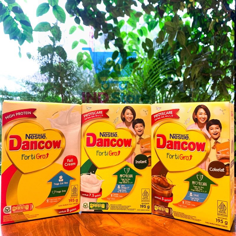 Jual Dancow Fortigro Full Cream / Instant / Coklat 195gr Kemasan Baru ...