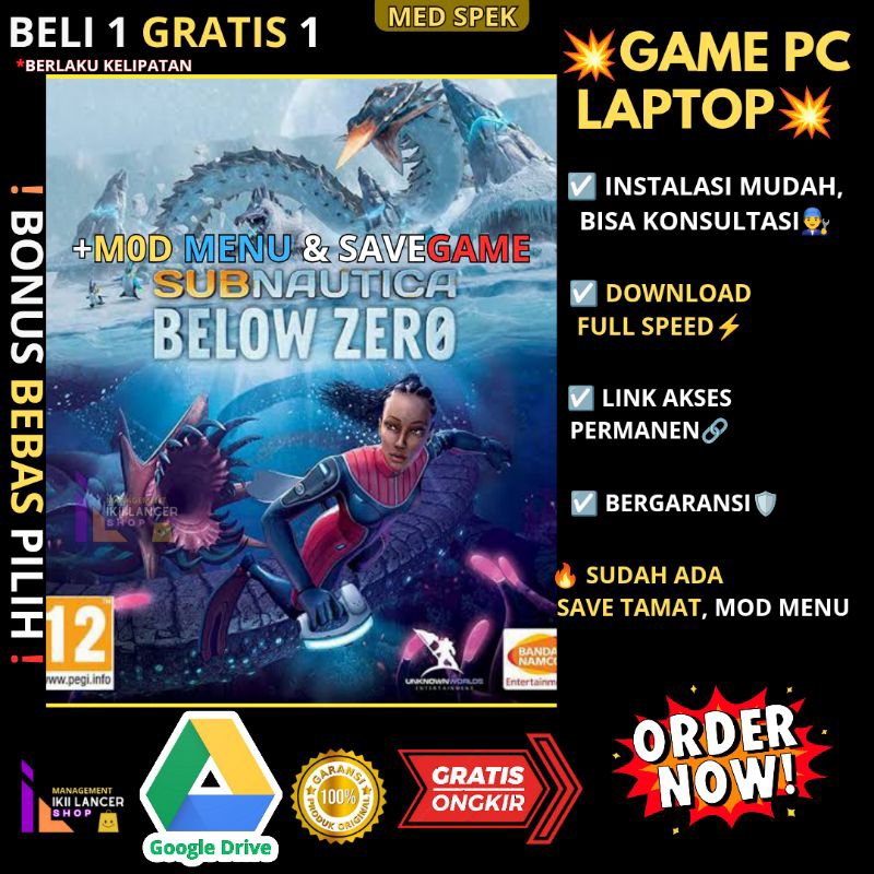 Jual Subnautica Below Zero - PC LAPTOP GAMES - CARA INSTALL MUDAH! | Shopee Indonesia