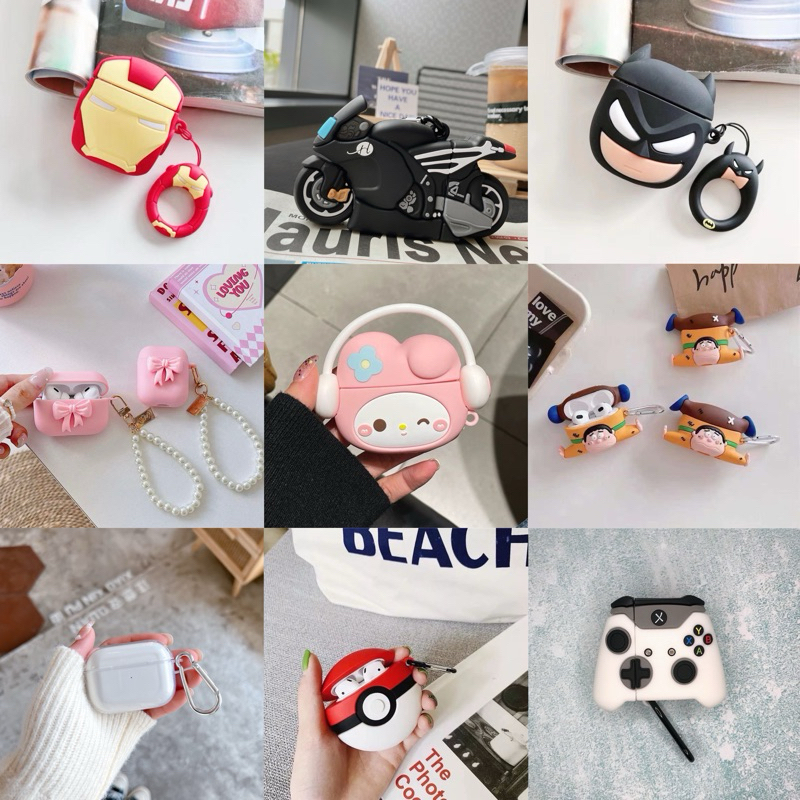 Jual AIRPODS CASE GEN 1 2 3 4 PRO 2 AIRPOD CASE BENING SILICONE SILIKON ...