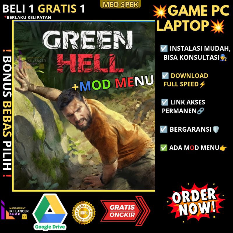 Jual Green Hell - PC LAPTOP GAMES - CARA INSTALL MUDAH! | Shopee Indonesia