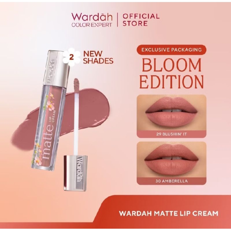 Jual MATTE LIP CREAM WARDAH - WARDAH BEAUTY (SHADE 30 AMBERELLA ...