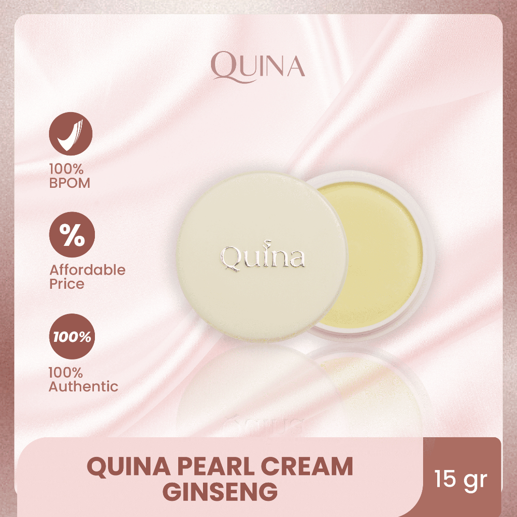 Jual Quina Pearl Cream Ginseng/cream wajah 15gr | Shopee Indonesia