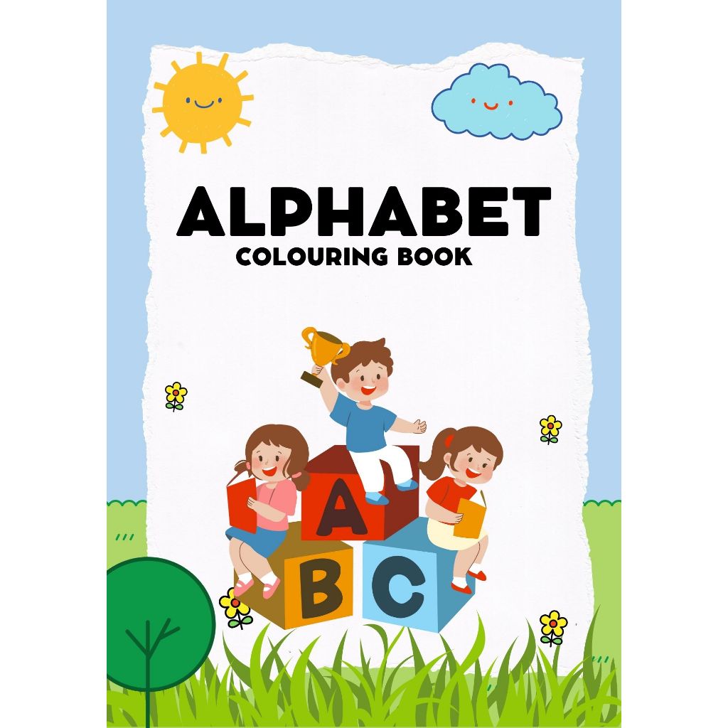 Jual Buku Alfabet A-Z disertakan dengan Menggambar Huruf, Alphabet ...