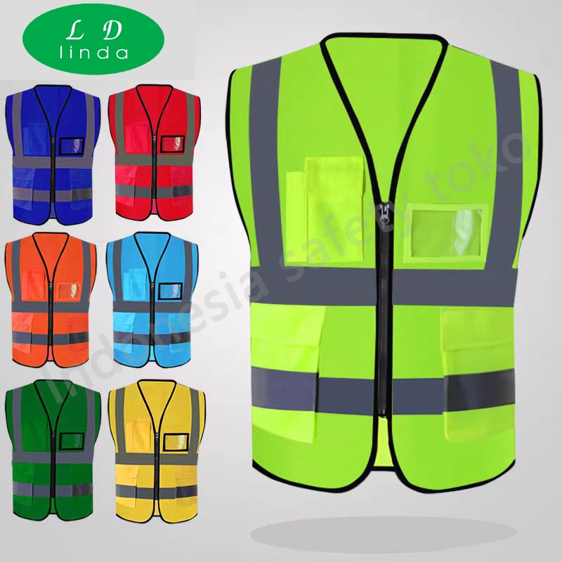 Jual LD Rompi Safety Proyek Rompi Keselamatan Rompi Reflektif Vest ...