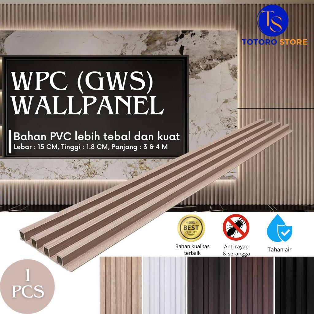 Jual WPC Wall Panel Dinding - PVC Premium, Anti Rayap & Air, Panjang 3m ...