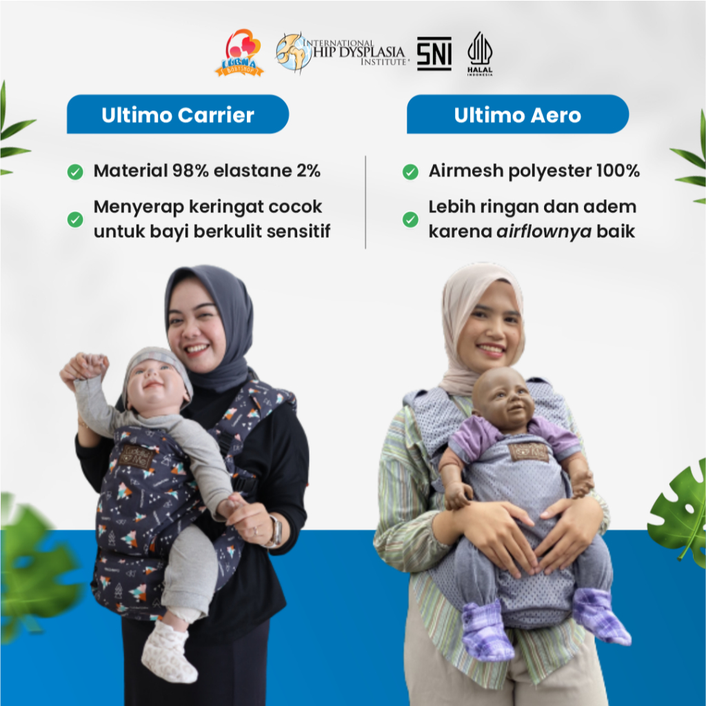 Jual CuddleMe Ultimo Carrier - Ultimo Aero Gendongan Bayi SSC Ergonomis ...