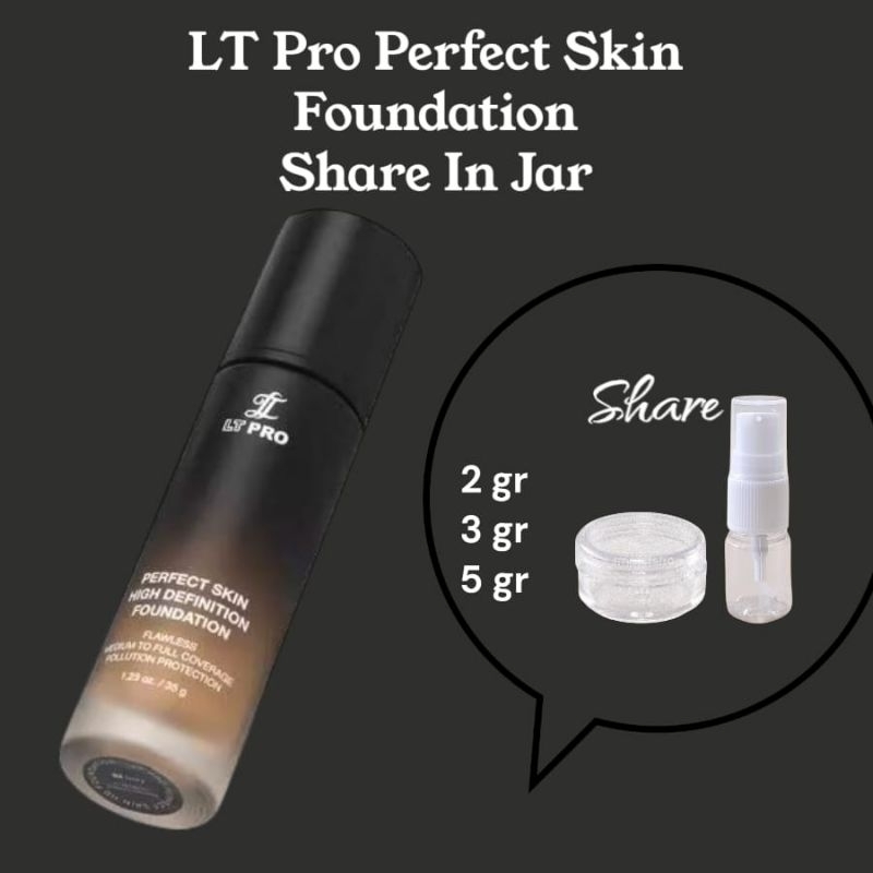 Jual [SHARE] LT Pro HD Perfect Skin Foundation | Shopee Indonesia