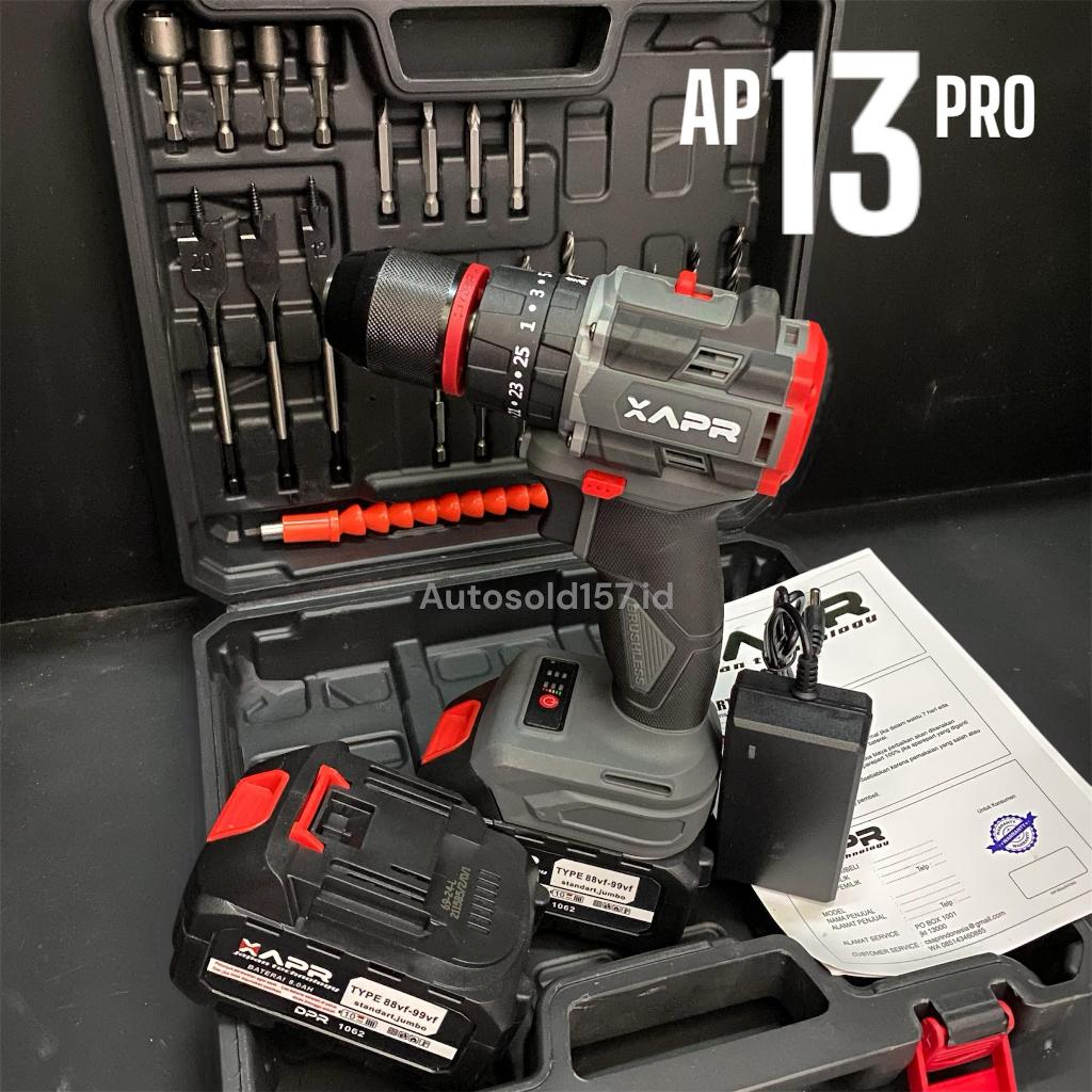 Jual APR BOR BATERAI TERBAIK AP13 PRO BRUSHLESS 13MM KEYLES SINGLE LOCK ...