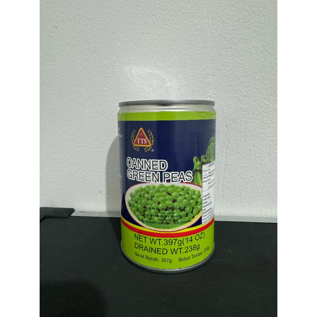 Jual TTS Greenpeas Kacang Polong dalam kaleng 397gr | Shopee Indonesia