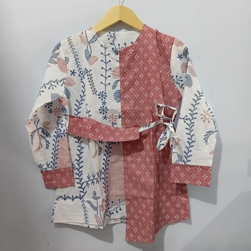 Jual Blus Batik model tali samping | Shopee Indonesia