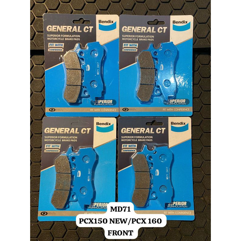 Jual KAMPAS REM DEPAN PCX 160 NEW BENDIX MD71 | Shopee Indonesia