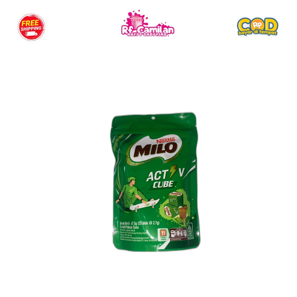 Jual Nestle Milo ACT V Cube Cokelat Susu isi 25 cube berat 67.5gr ...