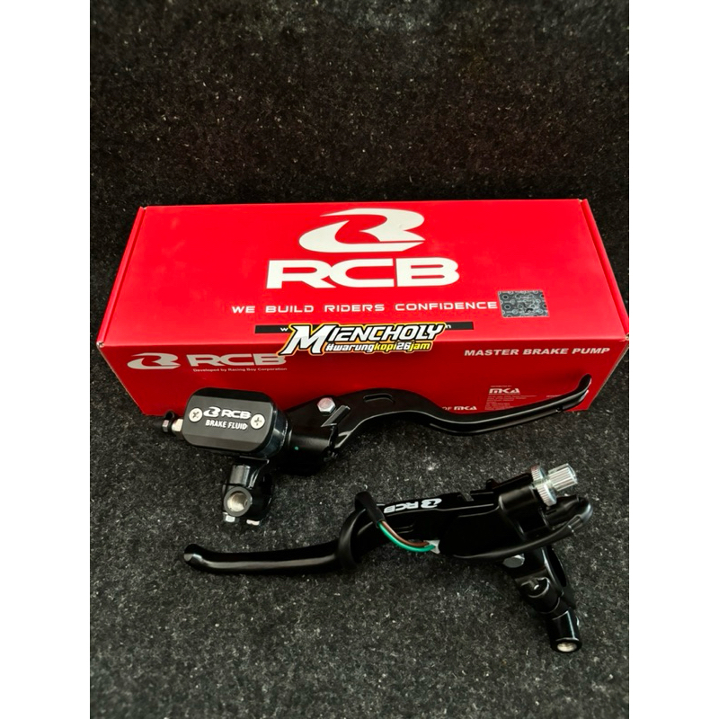 Jual master rem rcb kanan oval dan handle kopling handle rcb | Shopee ...