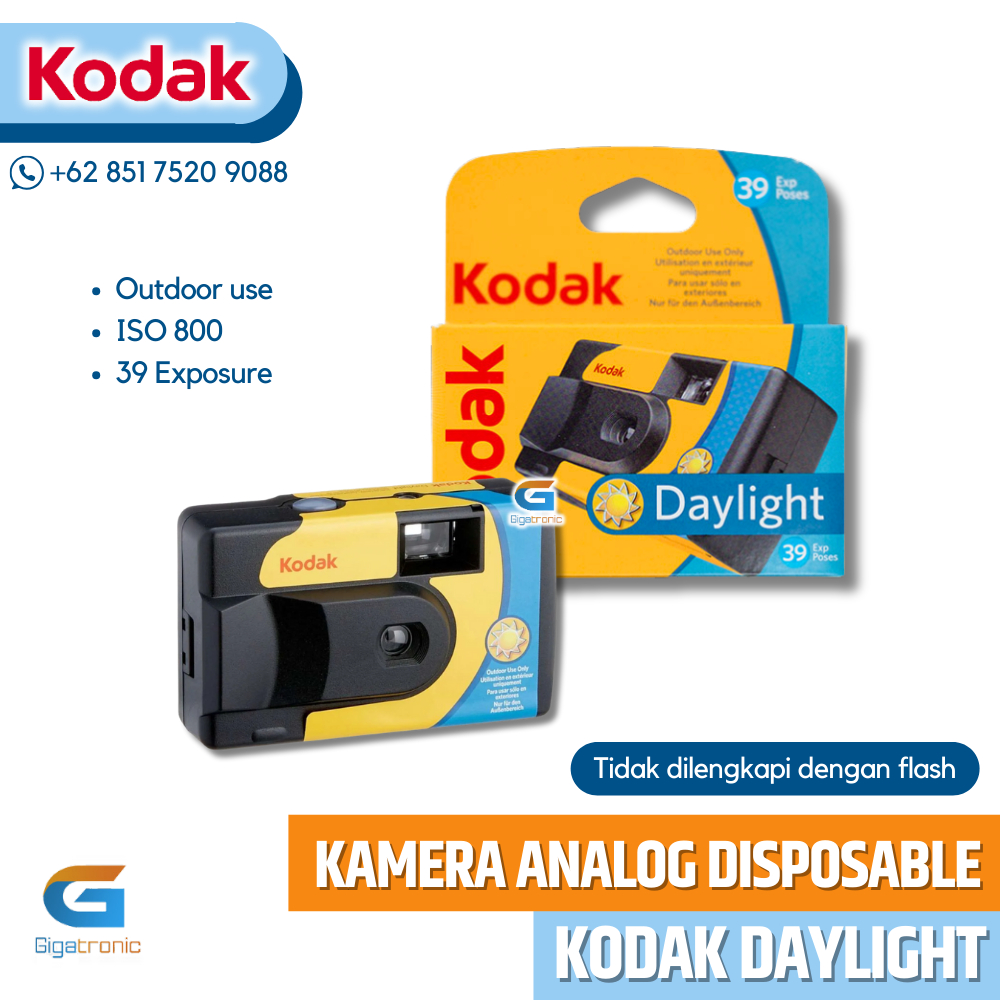 Jual KODAK Daylight Single-Use Disposable Camera | Shopee Indonesia
